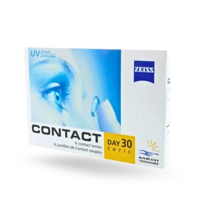 Zeiss Day 30 Toric Contact Lenses – Monthly Wear in Pakistan